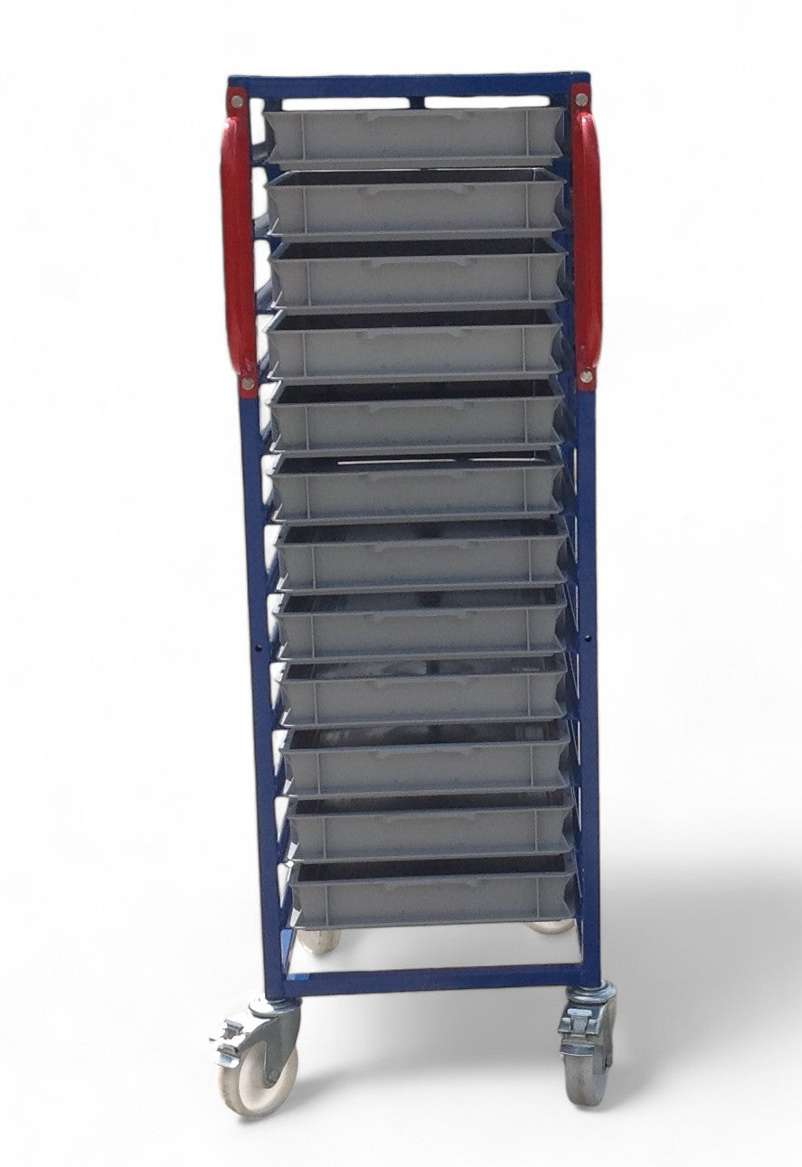 Euro Container Trolley - Single Stack 1375 mm High– AWT International